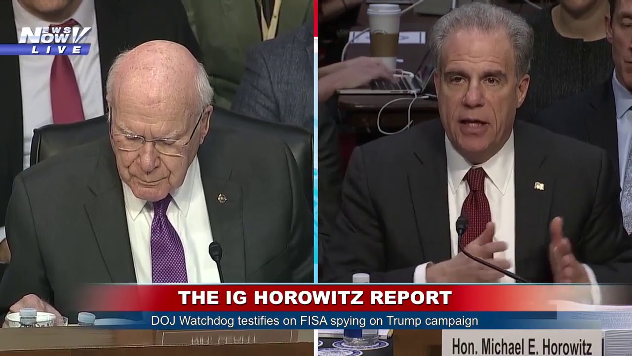 OIG Micheal Horowitz explains the scoop of his investigation - YouTube