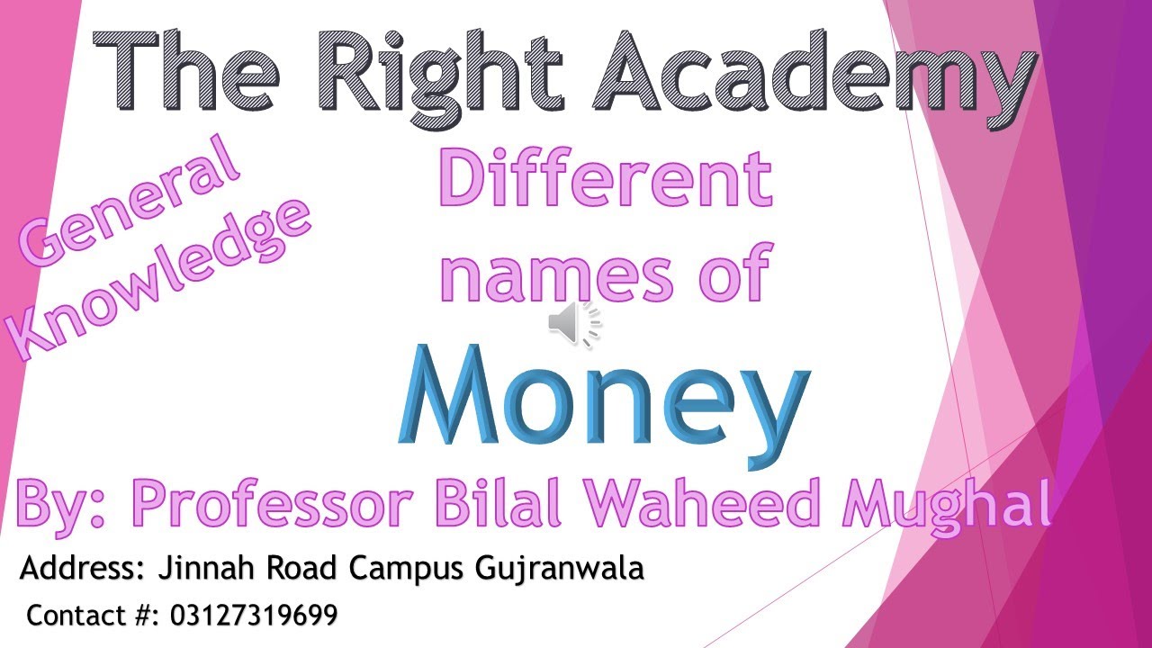 money has different names|different name to use money in different life ...