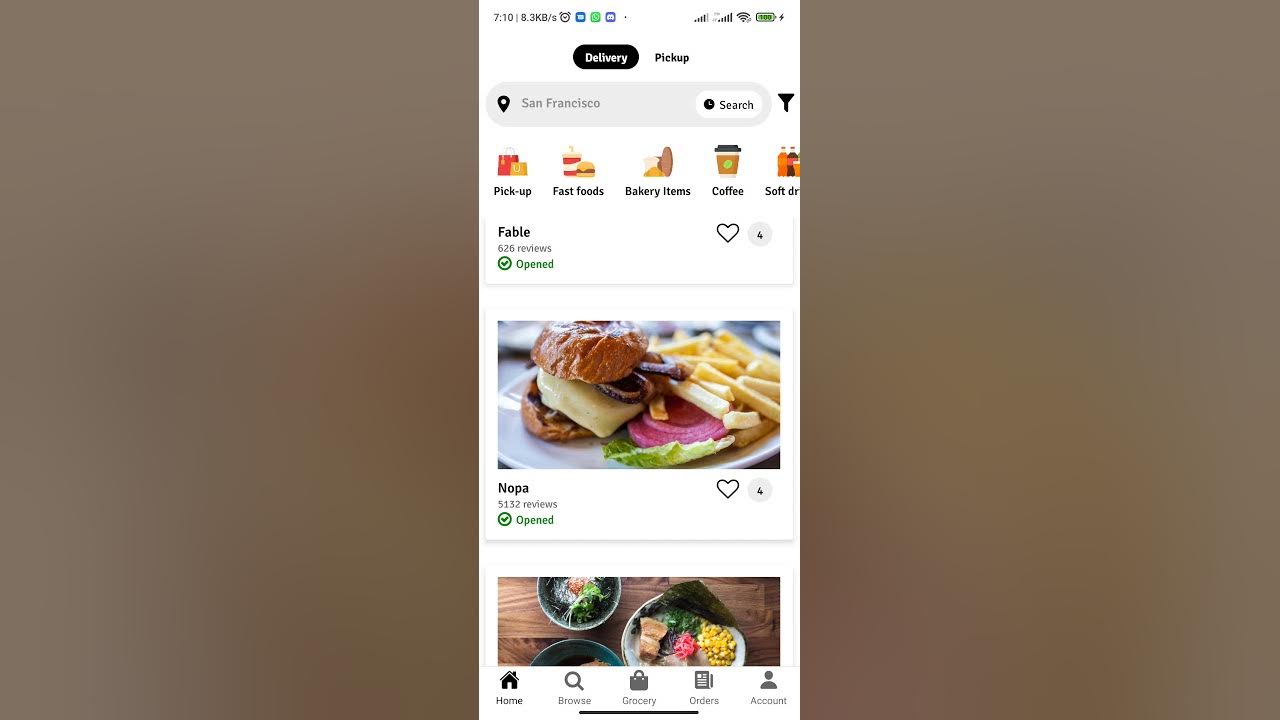 uber eats demo with react-native - YouTube