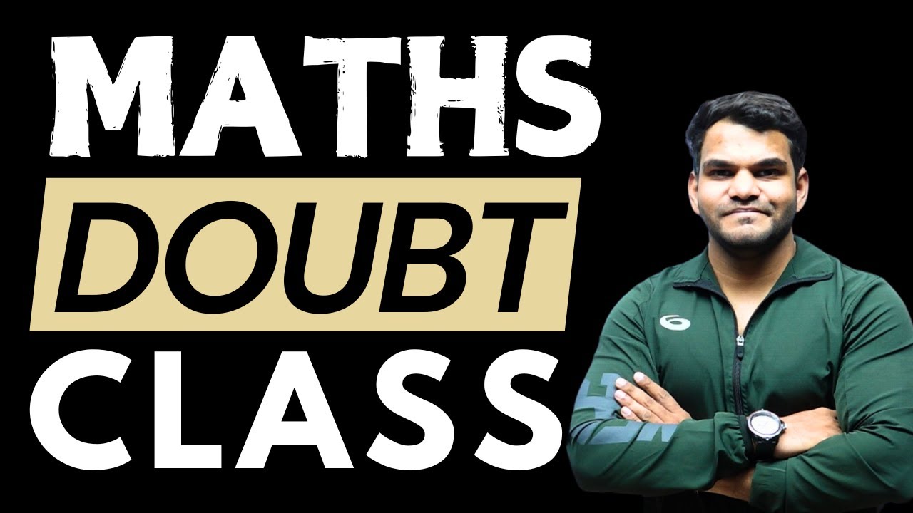 Maths Doubt Class - 2 | UC LIVE | SSC CGL, MTS, NTPC, RRB JE 2024 | Anant sir - YouTube
