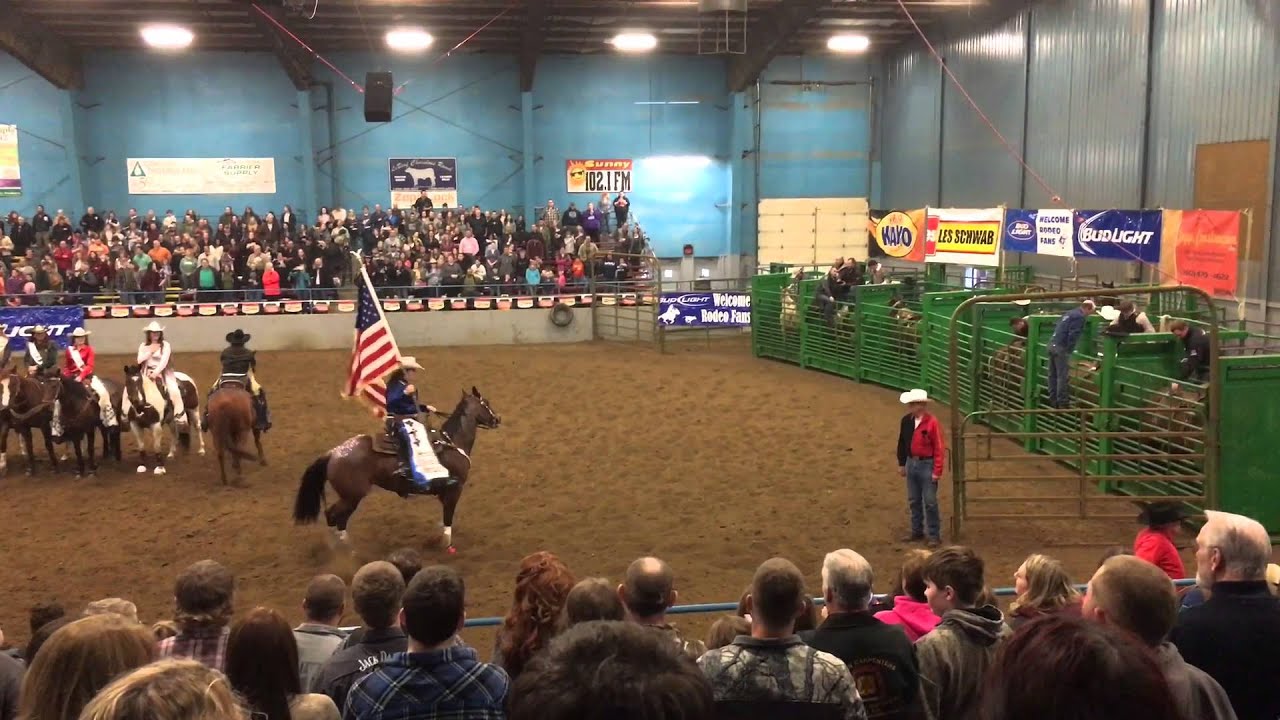 Grays Harbor Rodeo National Anthem 2016 Queen Raelene Darnell Riding ...
