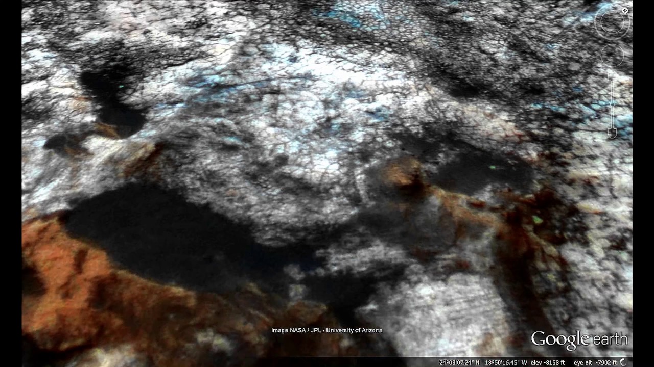 Alien Architecture On Planet Mars /Geometric Shapes / Patterns/ Lake ...