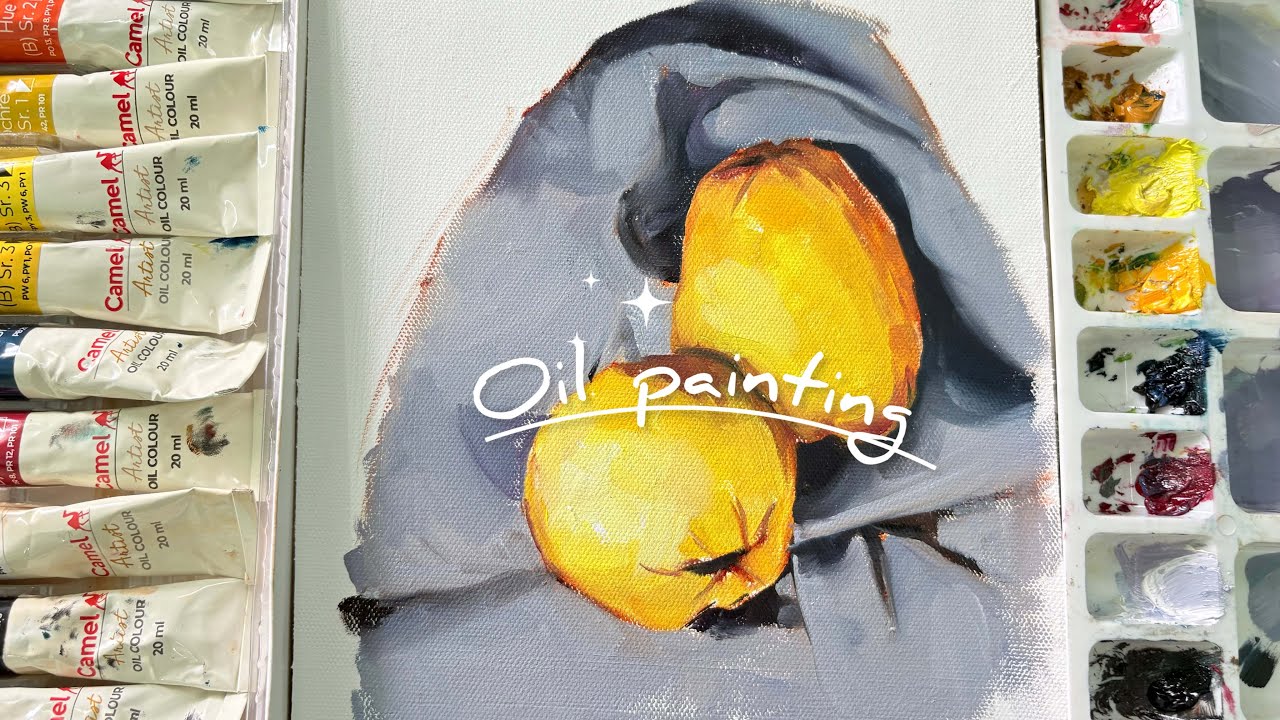 Learning Oil Painting as a Total Beginner!🎨🫟 - YouTube