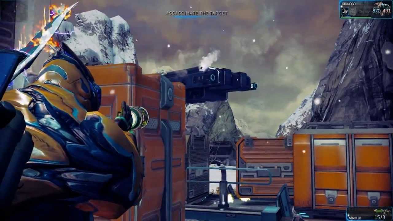 Warframe - Raptor Solo Boss Fight - YouTube