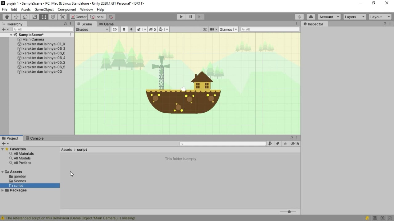 Cara Import Asset Gambar Pada Unity - 01 - YouTube