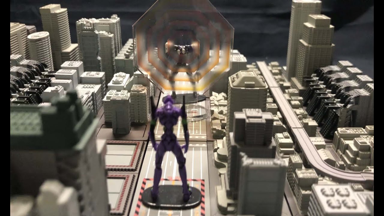 Expanding Geocraper Neo Genesis Evangelion Tokyo 3 City - YouTube