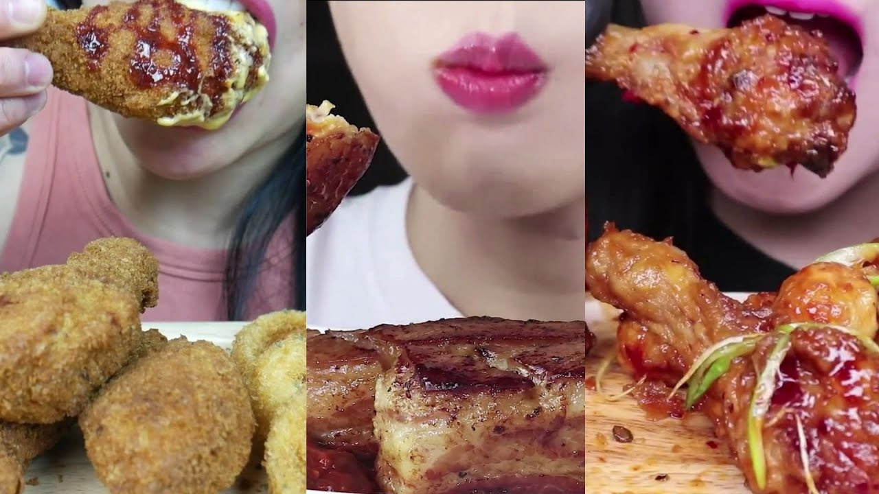 ASMR MUKBANG COMPILATION - 55 - YouTube