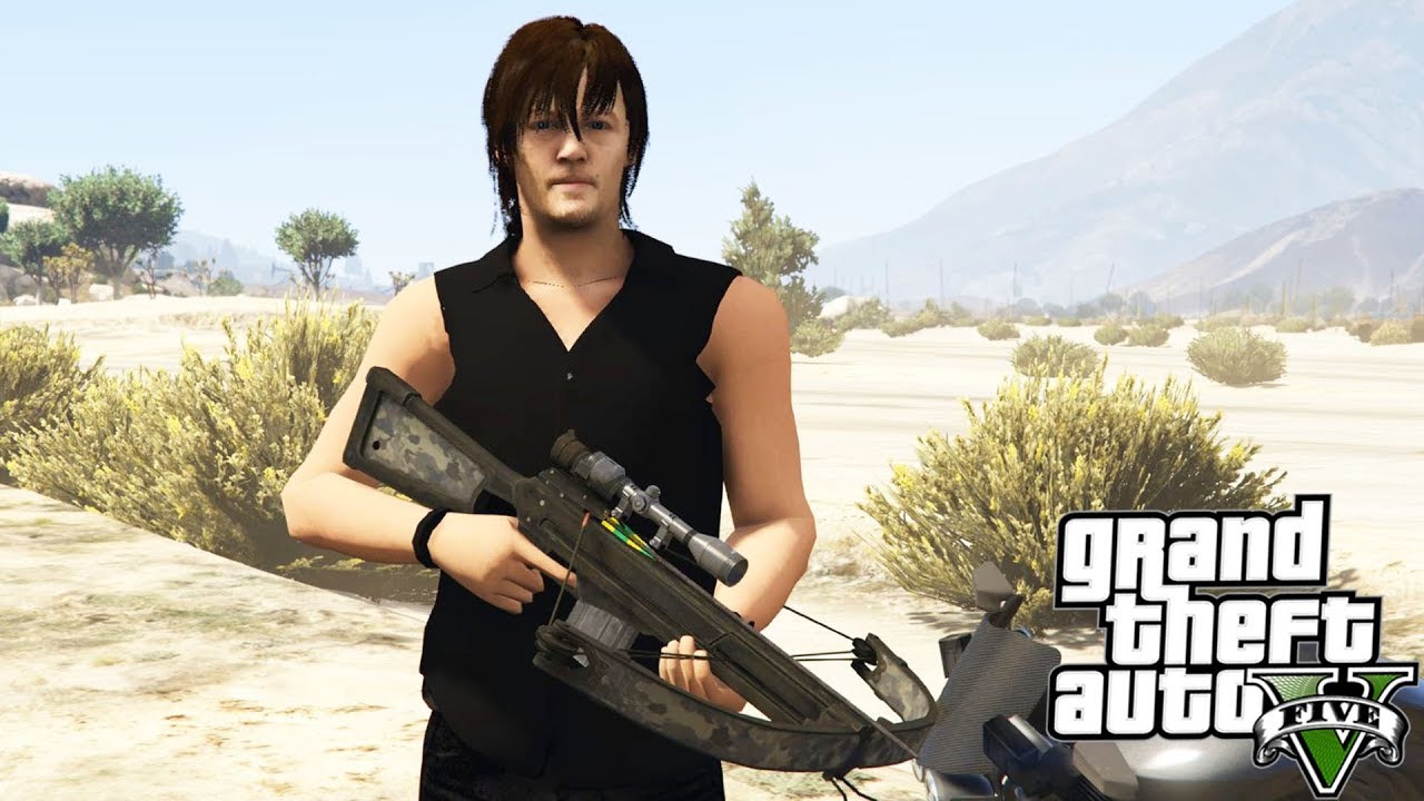 GTA V Daryl Dixon (The Walking Dead) - YouTube