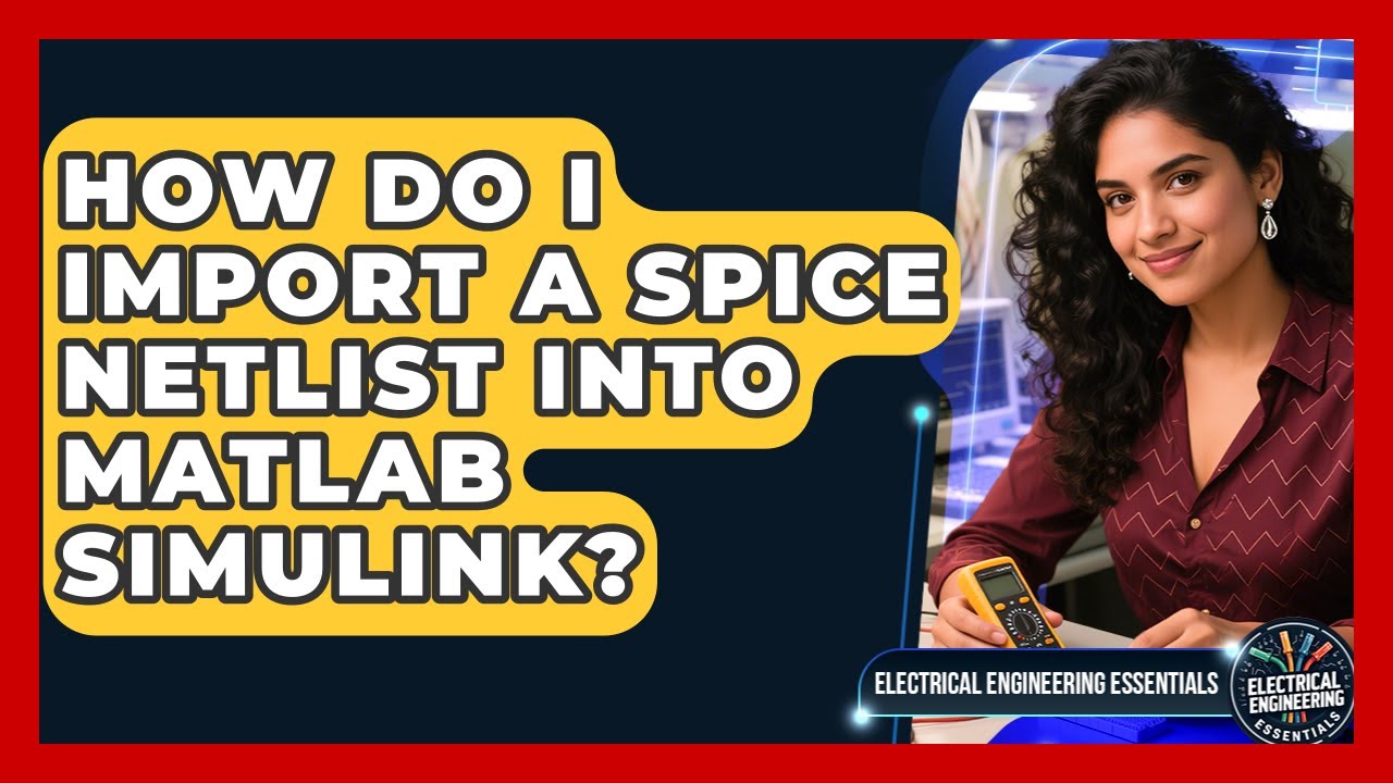 How Do I Import a SPICE Netlist Into MATLAB Simulink? | Electrical ...