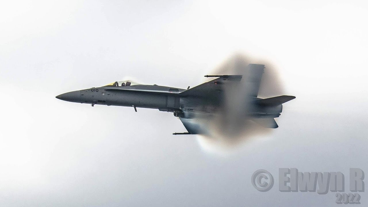 Fluffy Swiss F-18 Display Sanicole Airshow Awesome sight!! AXALP next ...