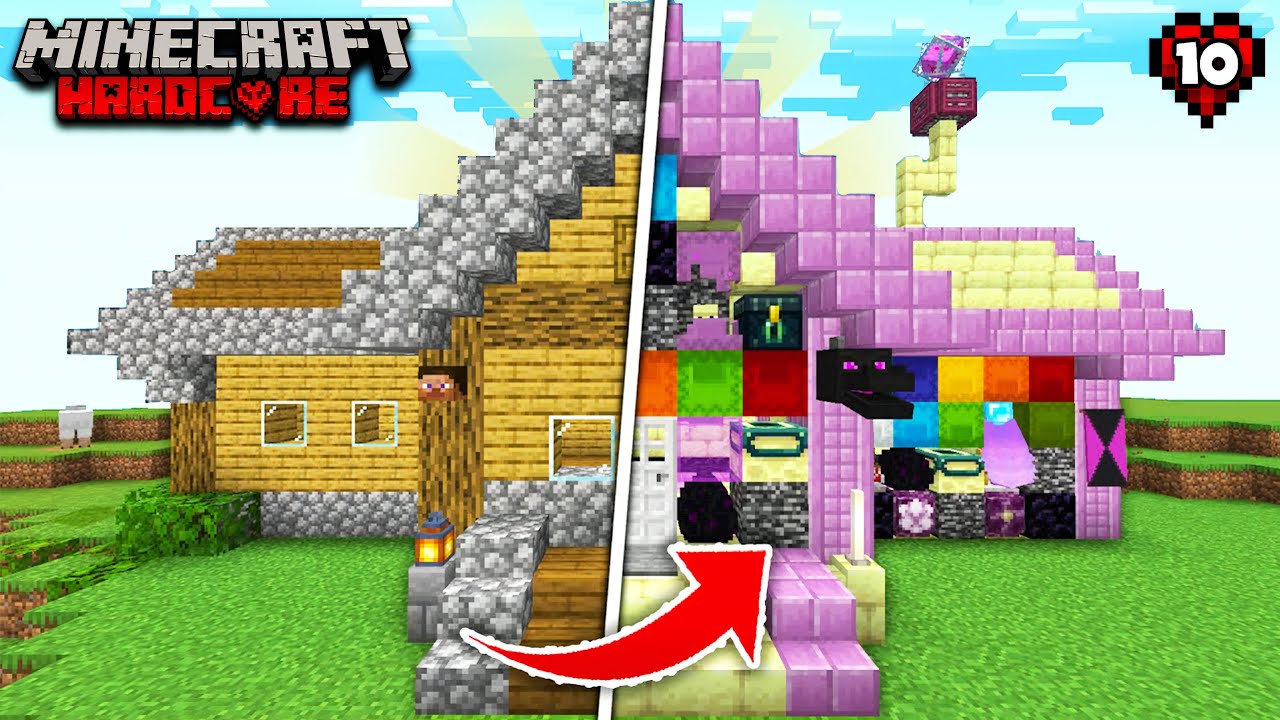I Build A House With Every End Block | Minecraft Gameplay #10 - YouTube