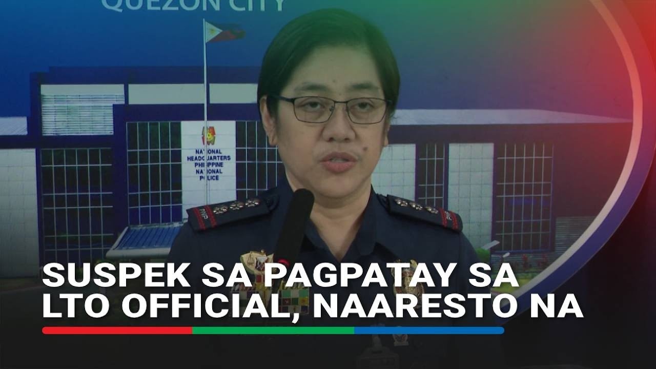 Suspect sa pagpatay sa opisyal ng LTO, inaresto | ABS-CBN News - YouTube