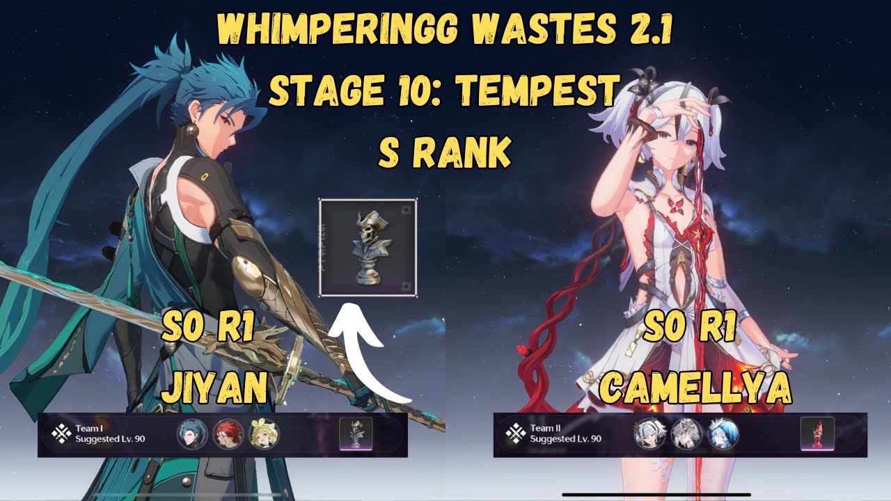 WHIMPERING WASTES 2.1 STAGE 10 TEMPEST S RANK | JIYAN & CAMELLYA ...