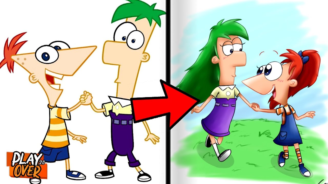 Así se verían estos personajes animados si se convirtieran en MUJERES ...