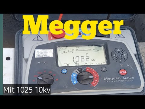 Meggering #IR test how to use Megger and how to test cable by Megger ...