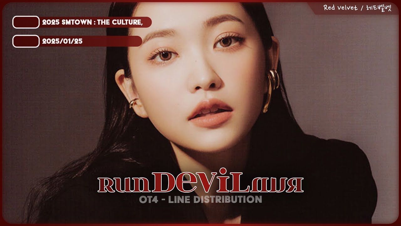 Red Velvet / 레드벨벳 - 'Run Devil Run (OT4/Studio Version)' - Line Distribution - YouTube