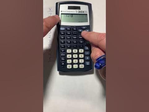 The TI-30XIIS calculator for statistics - YouTube