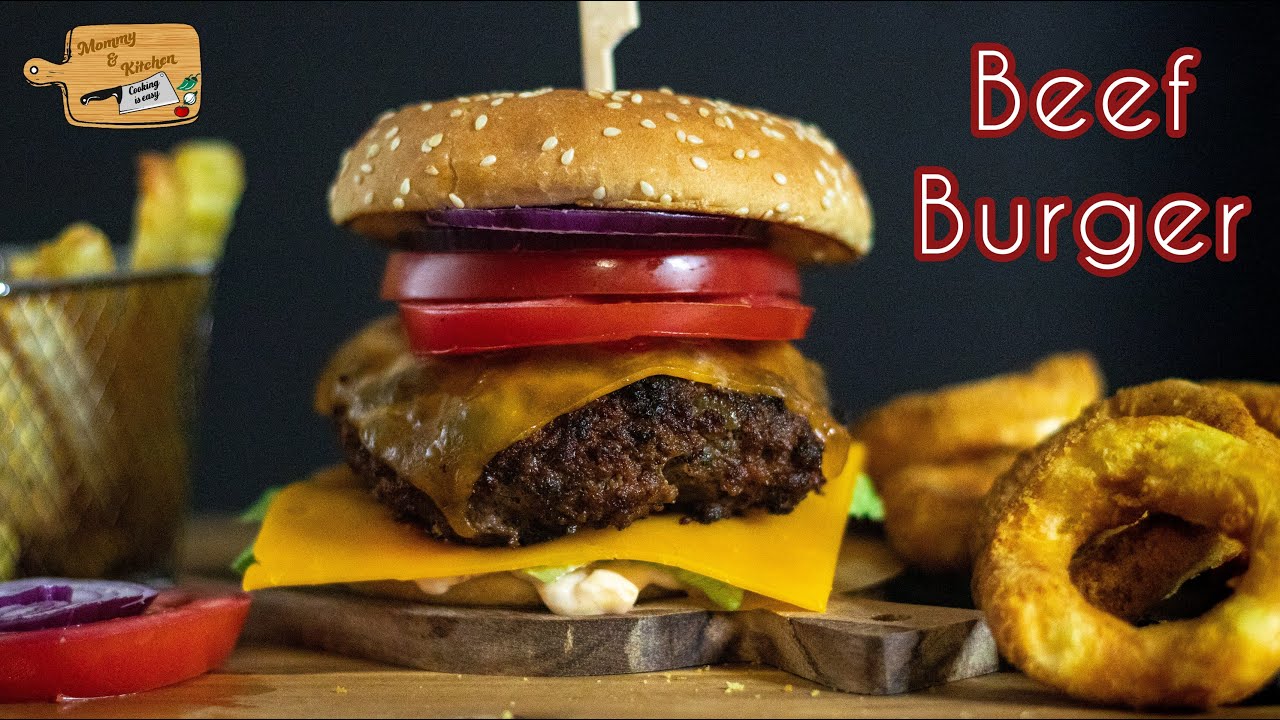Beef Burger | Ultimate Juicy Burger Patties Recipe | Homemade Burger ...