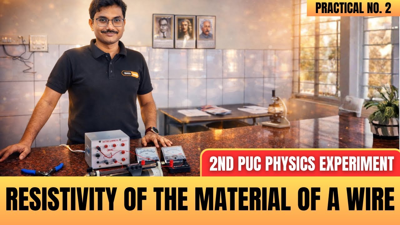 FULL Demo: Resistivity of The Material of A Wire | 2nd PUC Physics ...