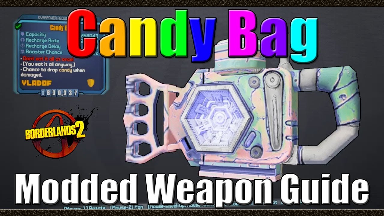 Borderlands 2 | The Candy Bag | New Hallowed Hollow Shield | Modded ...