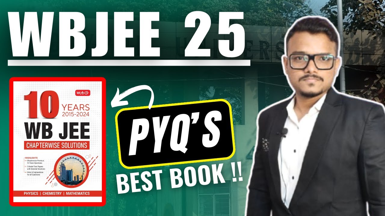 Best book for WBJEE Aspirants | Previous years questions | PYQs WBJEE ...