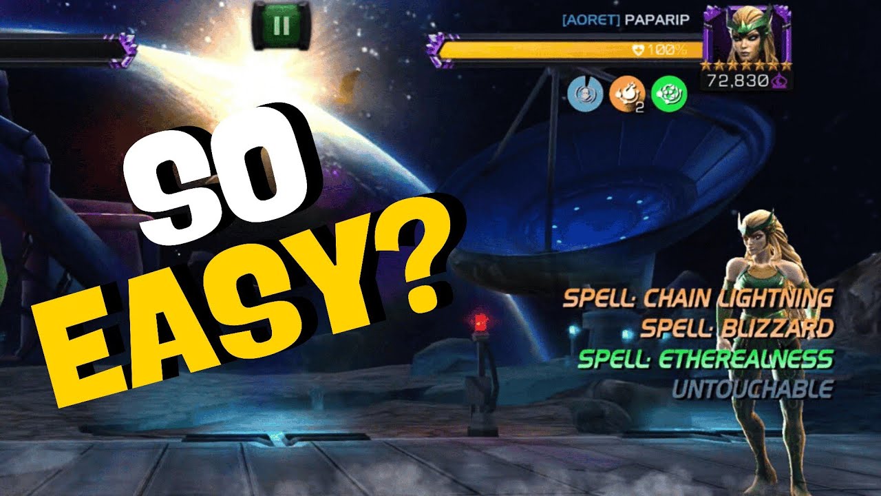 She Never Had a Chance… Hulk vs Enchantress in Alliance War – MCOC ...