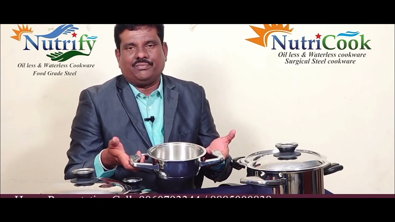 NUTRI COOKWARE. surgical steel - YouTube