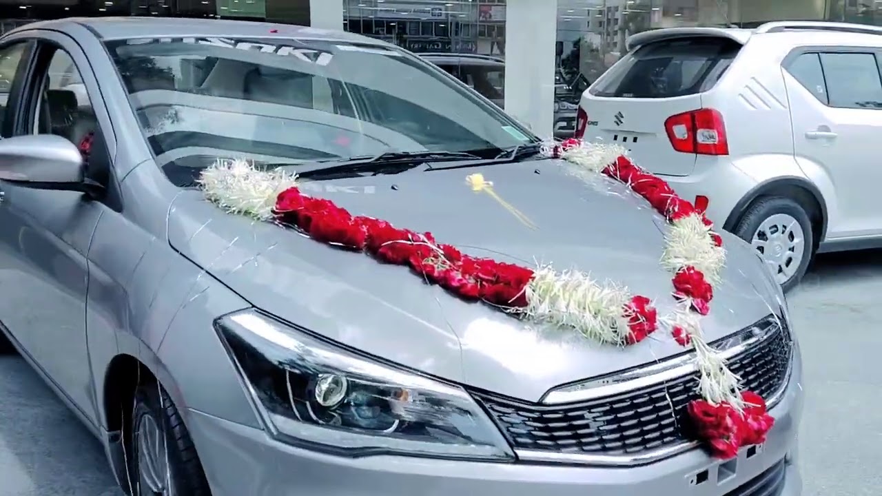 Ciaz Alpha Premium Silver Delivery Kiran Motors Ltd, Vadodara - YouTube