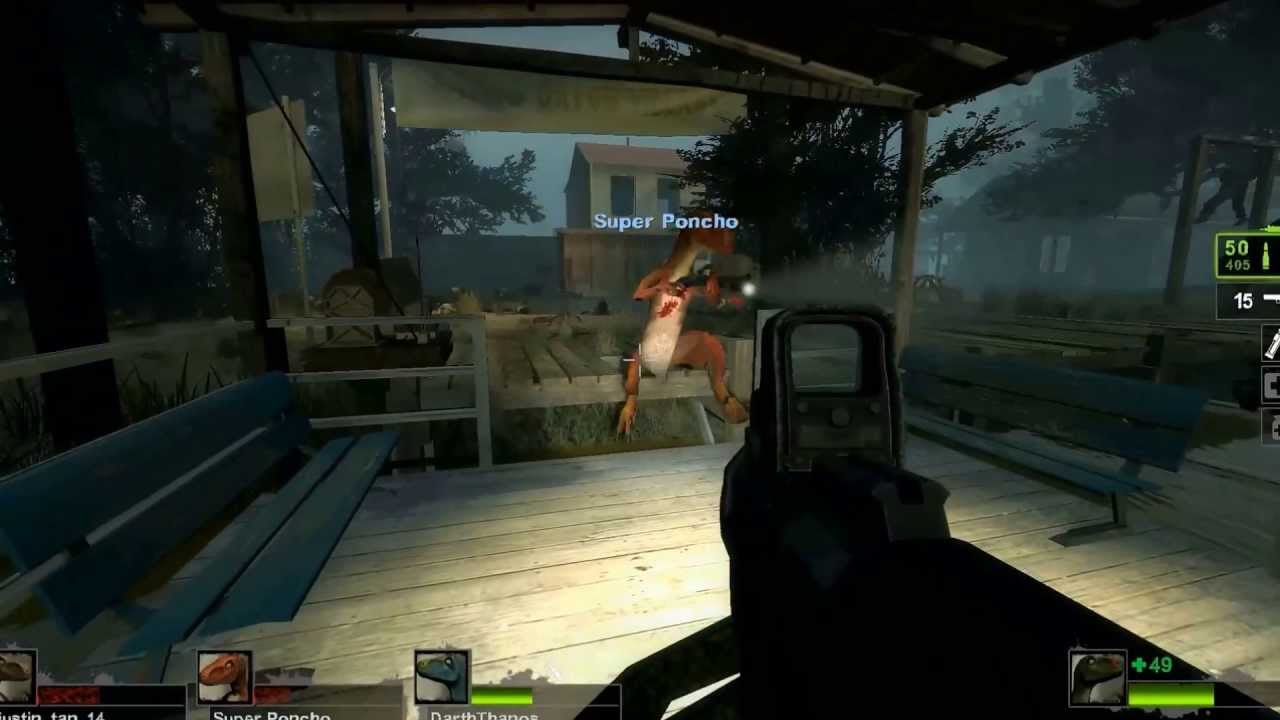 DINOSAURS ATTACK! - Left 4 Dead 2 Gameplay 05 - YouTube