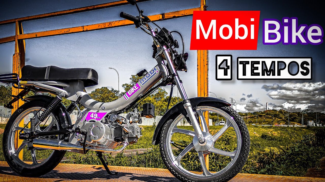 Mobi bike 4T, até 50 km por litro de gasolina. - YouTube