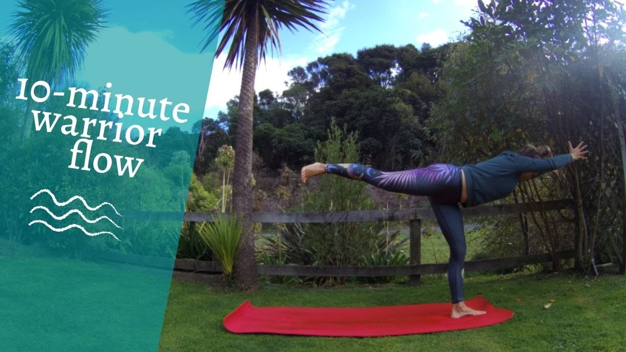 10-minute warrior flow to warm-up the body - YouTube