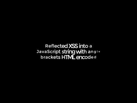 Reflected XSS into a JavaScript string with angle brackets HTML encoded ...