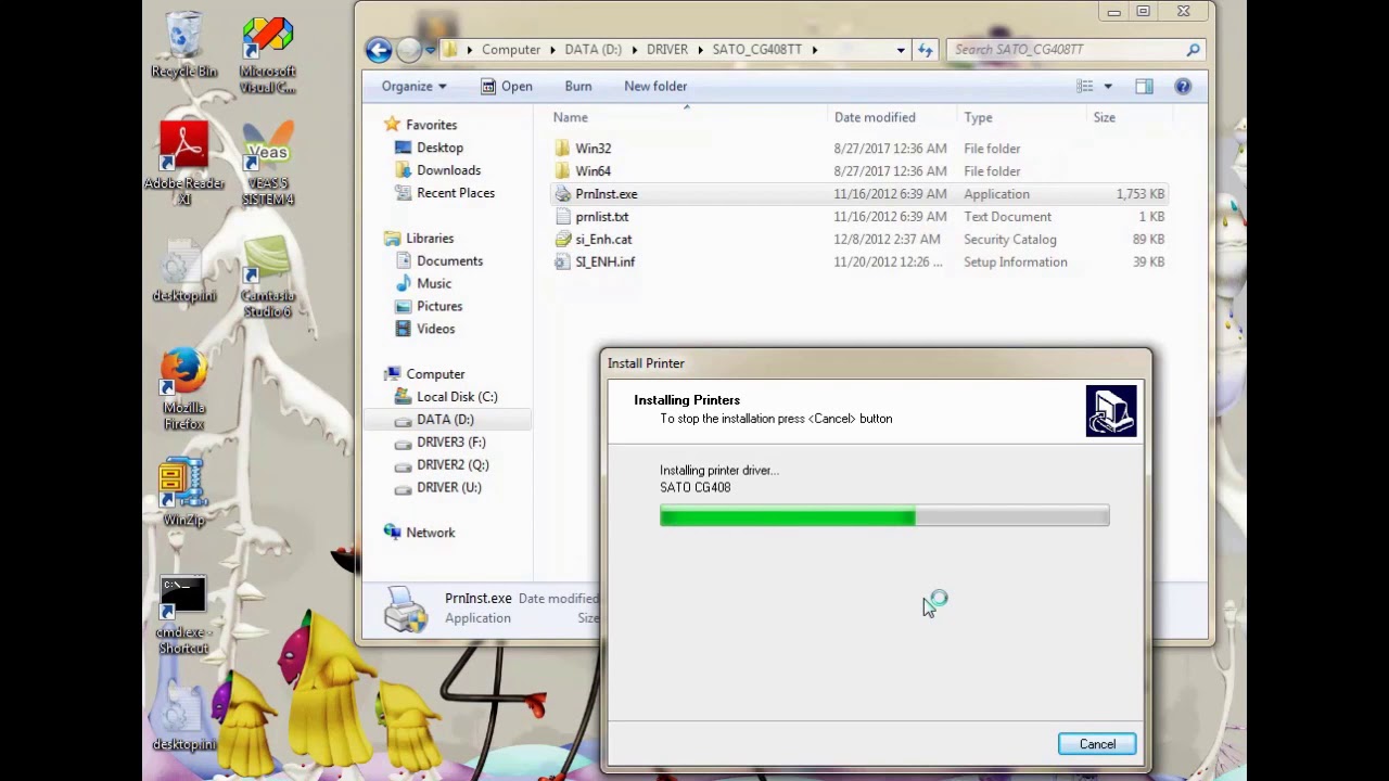 How to Install Zebra Printer Barcode and Sato Printer Barcode or Argox ...