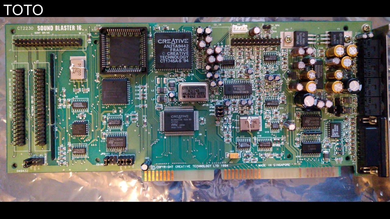 1994 - Sound Blaster 16 CT2230 Recap - OPL3 Experience - YouTube