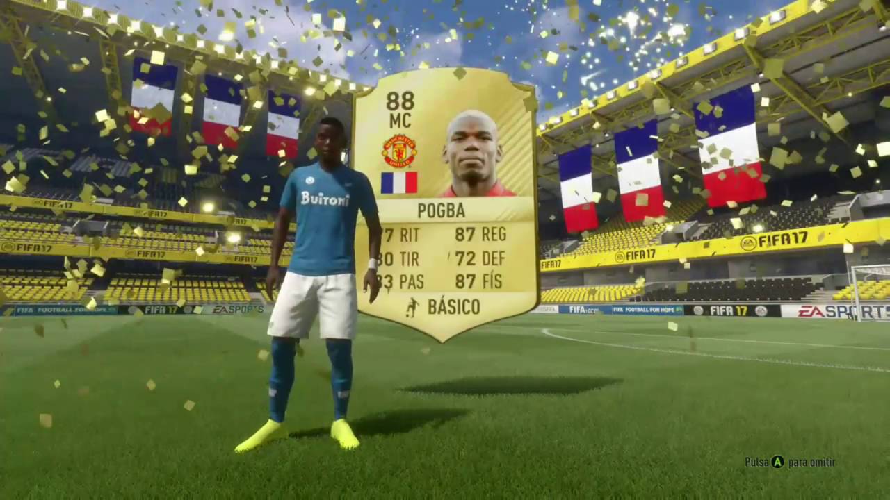 FIFA 17 | Paul Pogba in a Pack! - YouTube