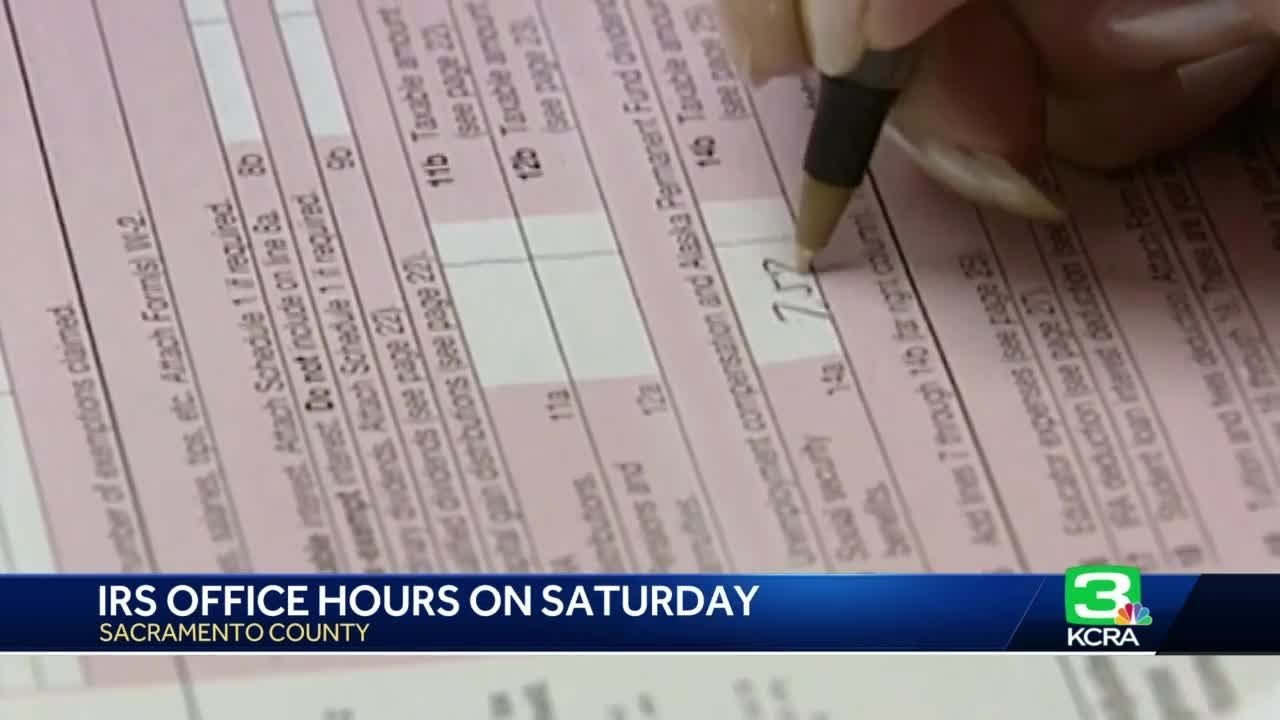 IRS office in Sacramento opens on Saturday - YouTube