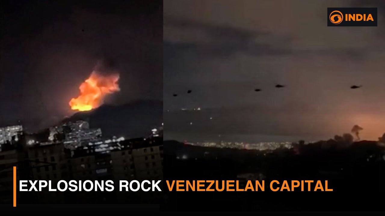Explosions Rock Venezuelan Capital | US-Venezuela Tensions | Latest ...