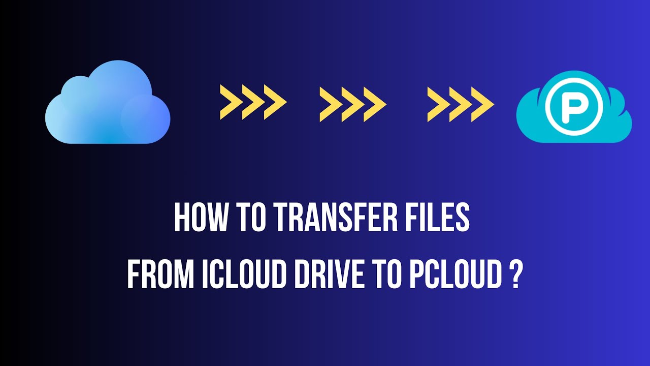 How to Transfer Files from iCloud Drive to pCloud ? - YouTube