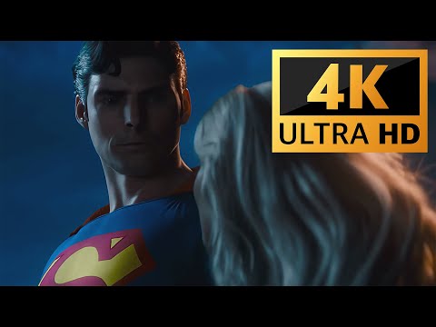 Superman and Supergirl Scene from The Flash (Christopher Reeve and Helen Slater)