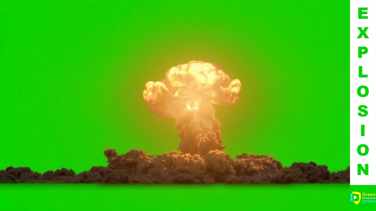 💣 Bomb Green Screen | Green Screen Explosion | Green Screen Background ...
