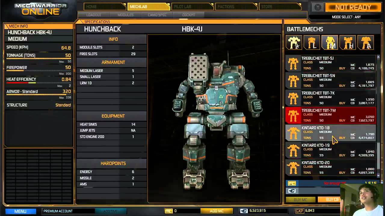 Mechwarrior Online "The UI will make you CRY" - YouTube