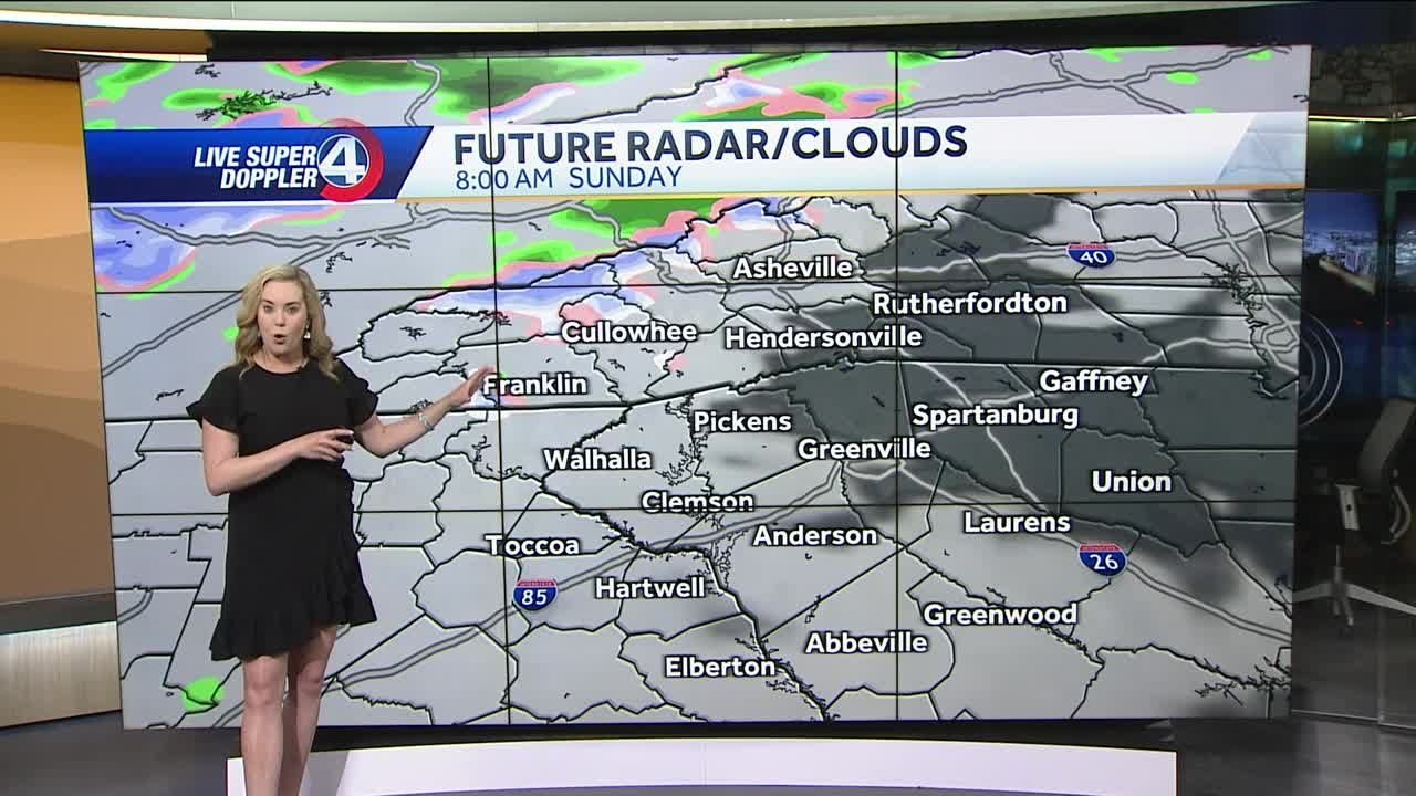 Widespread rain with a chance of strong isolated storms ahead - YouTube
