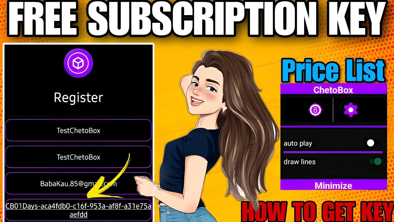 Lifetime Free Cheto Box Subscription Key | Price List | How to Get Key ...