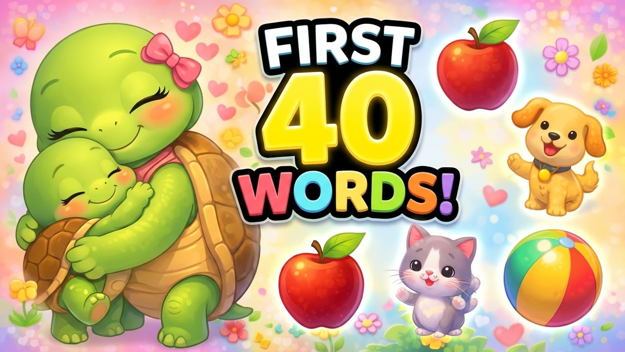40 First Words for Babies | Learn to Talk Fast with Toddler Speech ...
