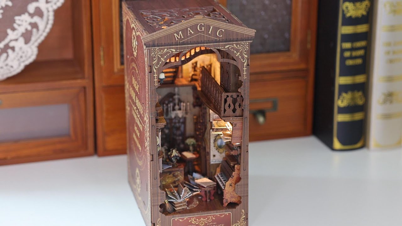 Luuwik Magic Book Nook Kit Step-by-Step Guide - YouTube