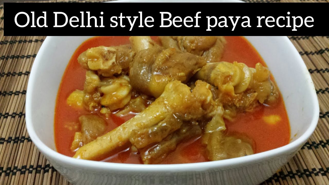 Old Delhi style Beef paya soup (Paya recipe)#recipe #viral ...
