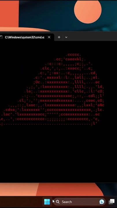 Animate Parrot using Command Prompt|| cmd animation #cmd #tech #technology #coding - YouTube
