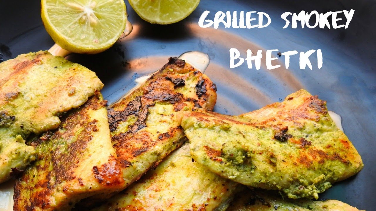 Grilled Fish Recipe | Easy Grilled Smokey Bhetki (On Tawa) - YouTube
