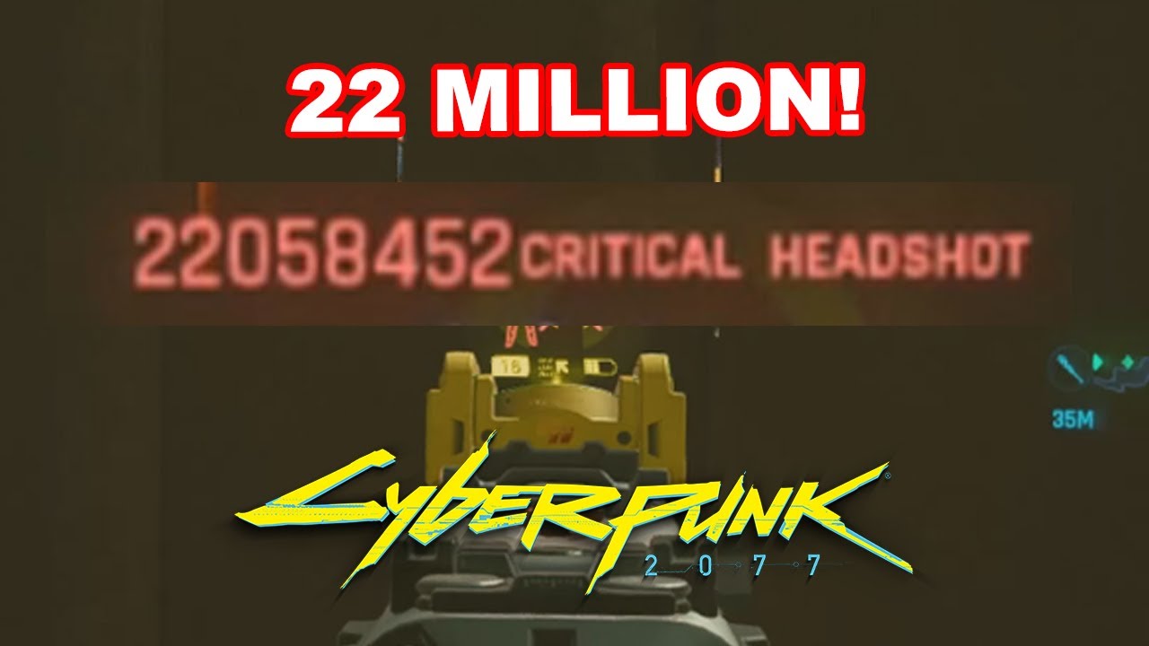 Cyberpunk 2077 - 22 MILLION DAMAGE in a single pistol bullet (BUILD ...