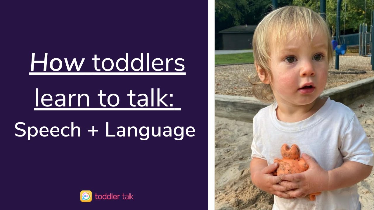 Learn how toddlers develop speech skills [Speech therapists explains ...